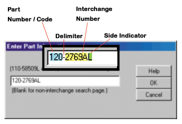 Directions for Dialog data entry:
